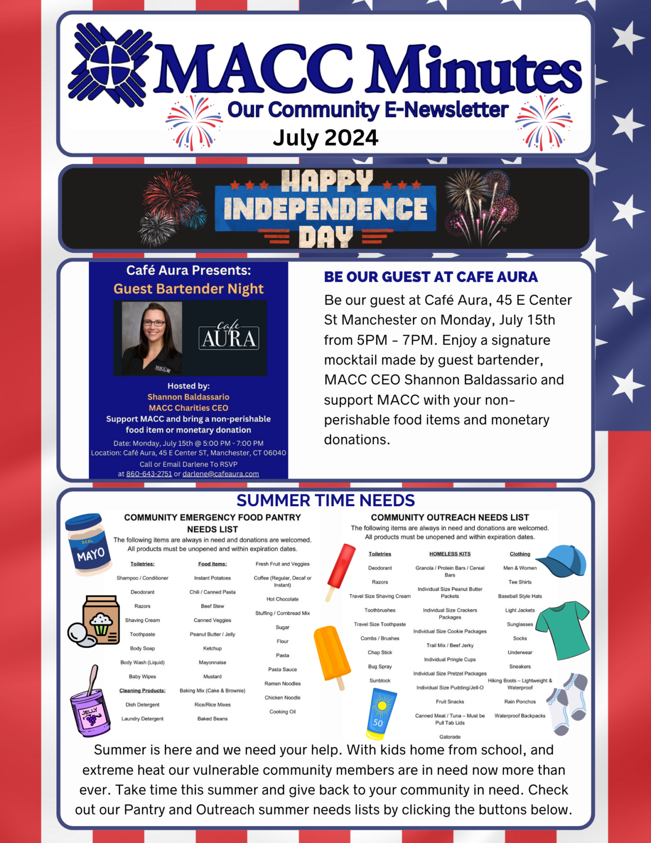 MACC Minutes July 2024 | MACC Charities